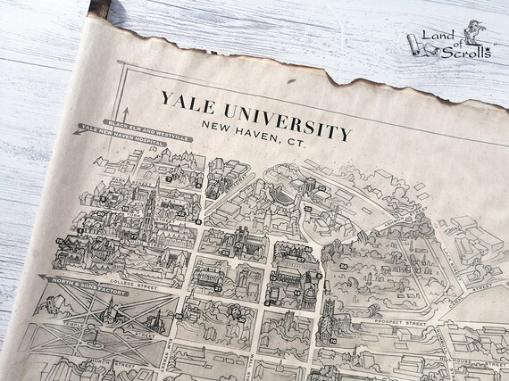Yale University Map