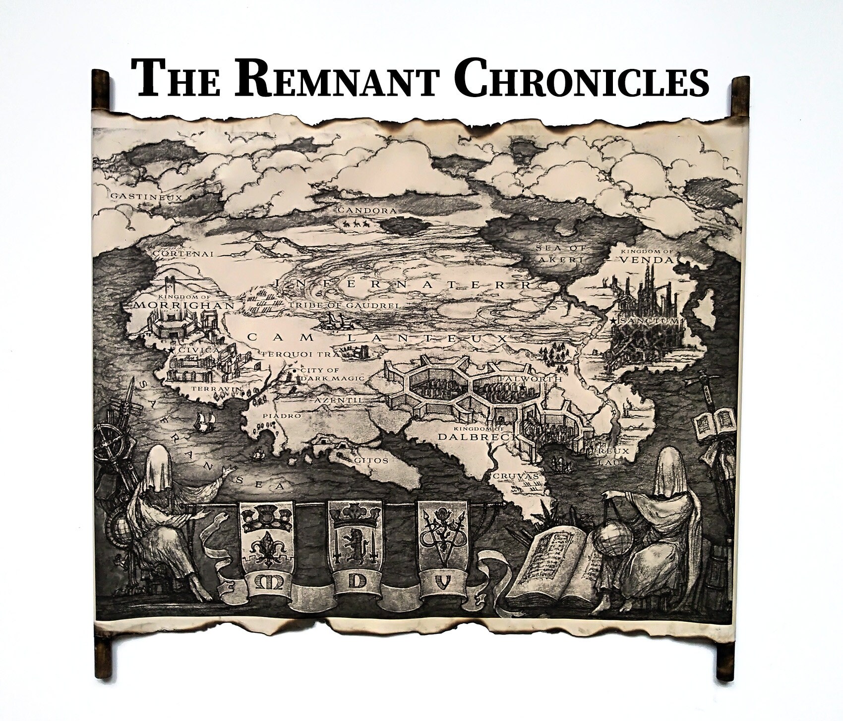 The Remnant Chronicles Map Mary E. Pearson Map the Kiss of - Etsy