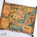 Map of Rivendell, Lord of the Rings Map, Middle Earth Rivendell Map ...