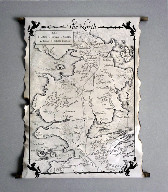 Westeros Map North