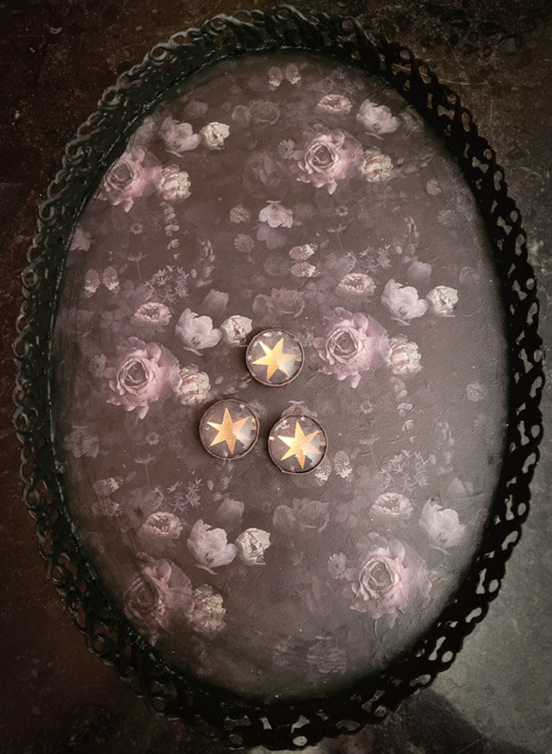 Altar Tray for Pagan Home With Throwing Stones. - Etsy