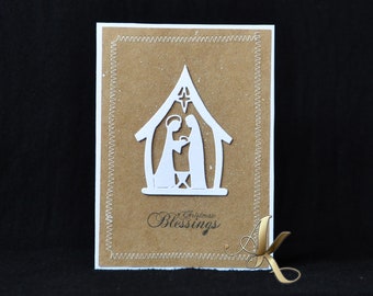 Religious christmas cards | Etsy