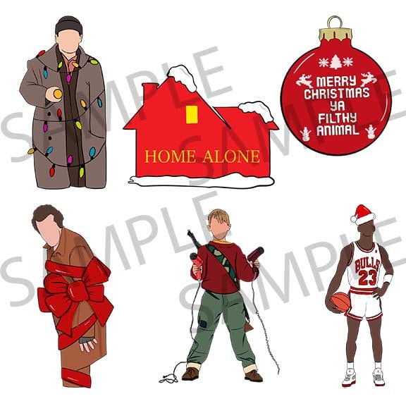 Home Alone Clipart Navidad Clip Art Uso Comercial Descarga | Etsy