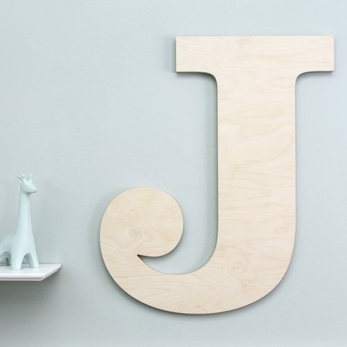 Large Wood Letter or Number Large Wooden Monogram Large - Etsy