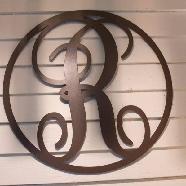 Metal Monogram - Etsy