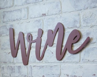 Metal Script Words - Etsy