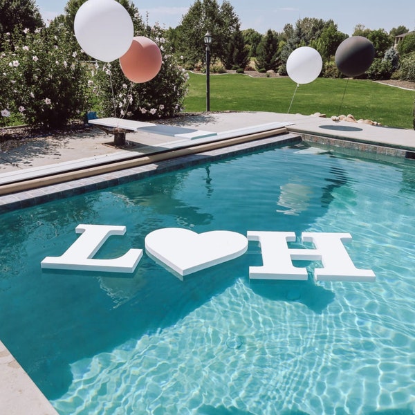 Floating Pool Letters - Etsy
