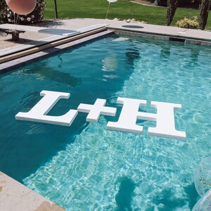 Foam Initials and Symbol for the Pool | 2" Thick Floating Pool Foam ...