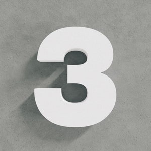 2" Thick Foam Number or Letter | Large Foam Letter or Number | Custom ...