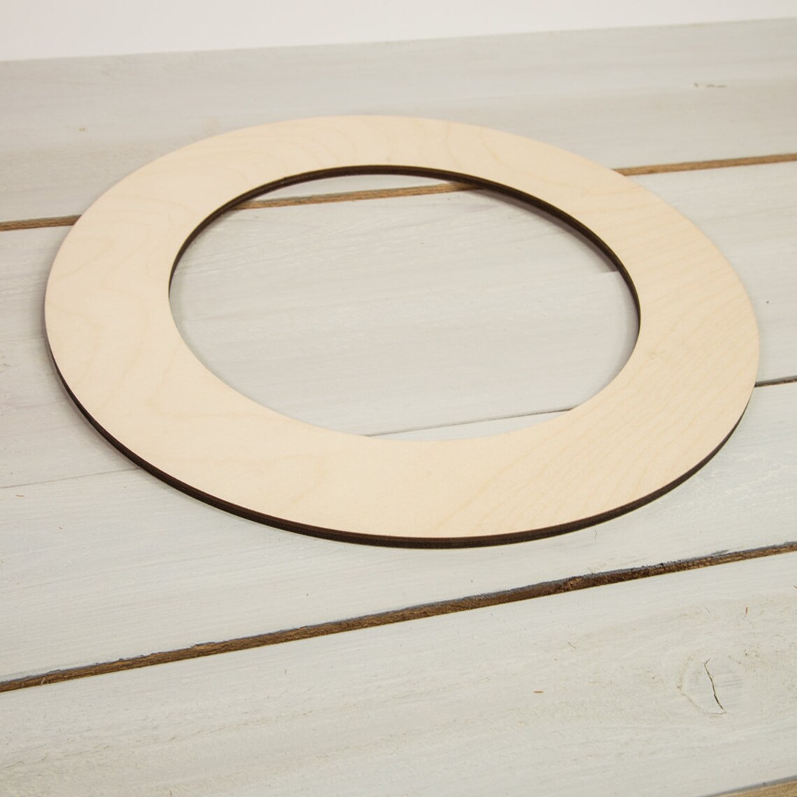 1/4 Thick Wood Ring for DIY Wreath Frame or Craft - Etsy
