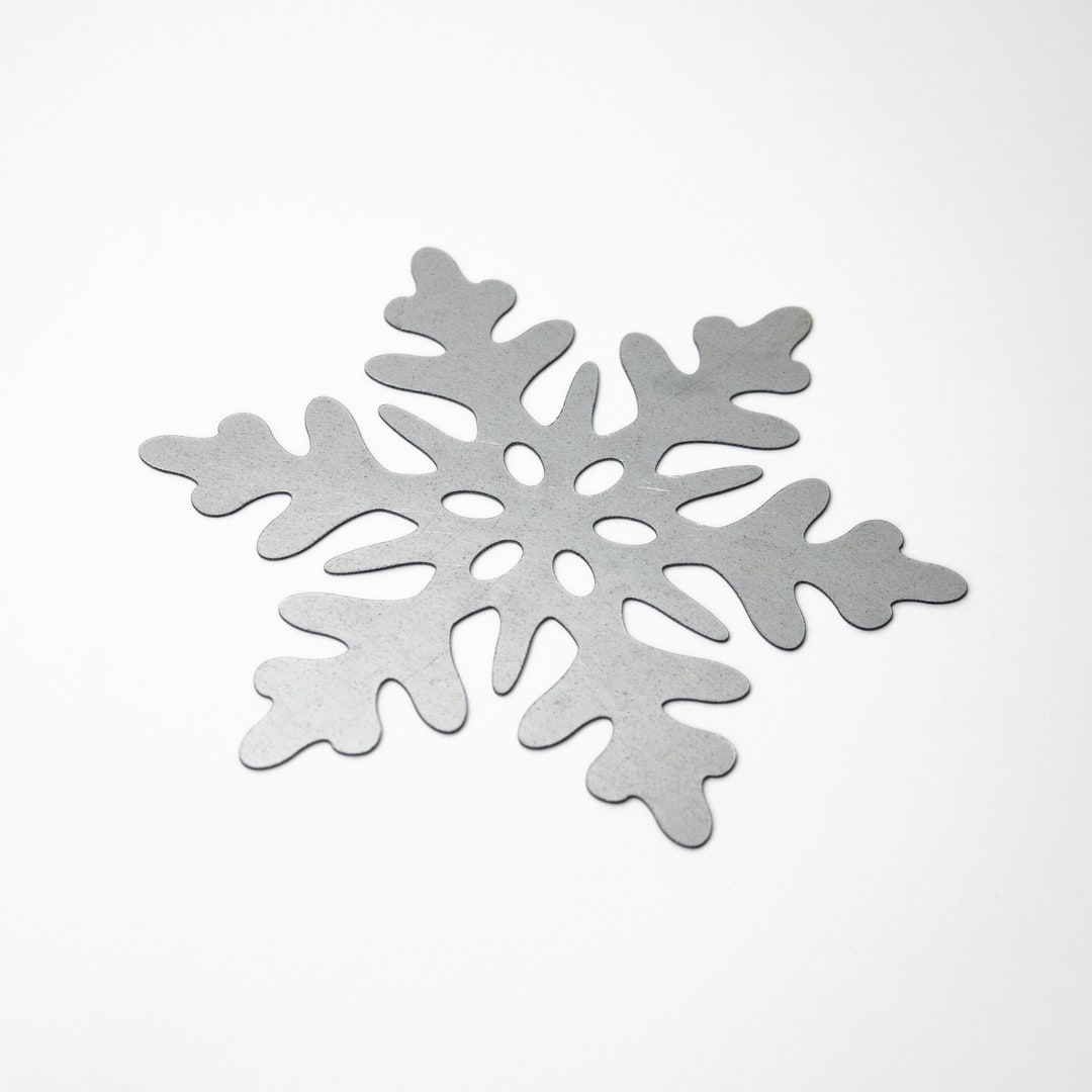 Galvanized Steel Snowflake Lace Craft Shape: Custom Winter Decor - Etsy