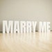Marry Me Large Foam Letters | Custom Styrofoam Letters | Custom ...