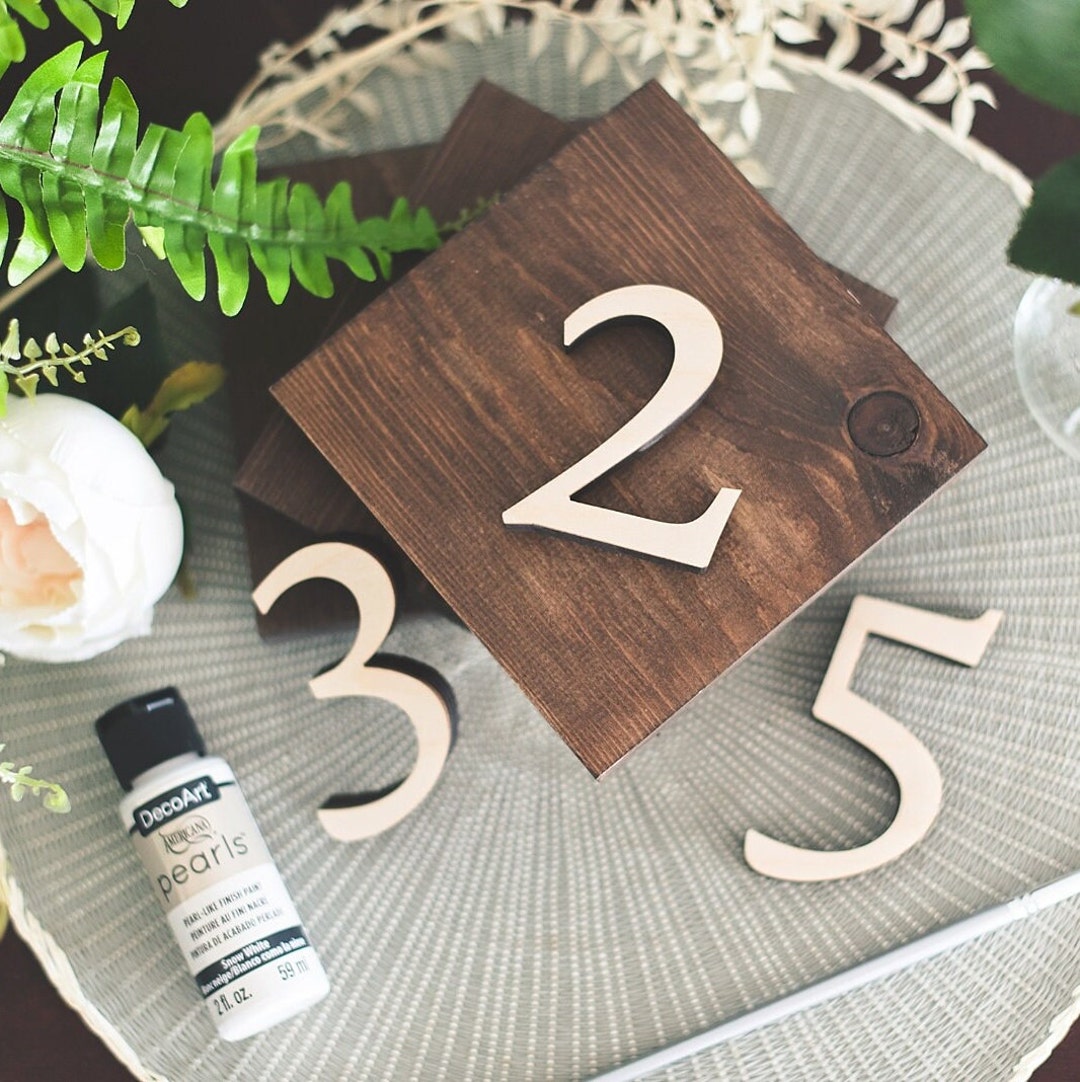 Indoor Wood Number | Custom Wood Number | 1/4 Inch Thick Baltic Birch ...