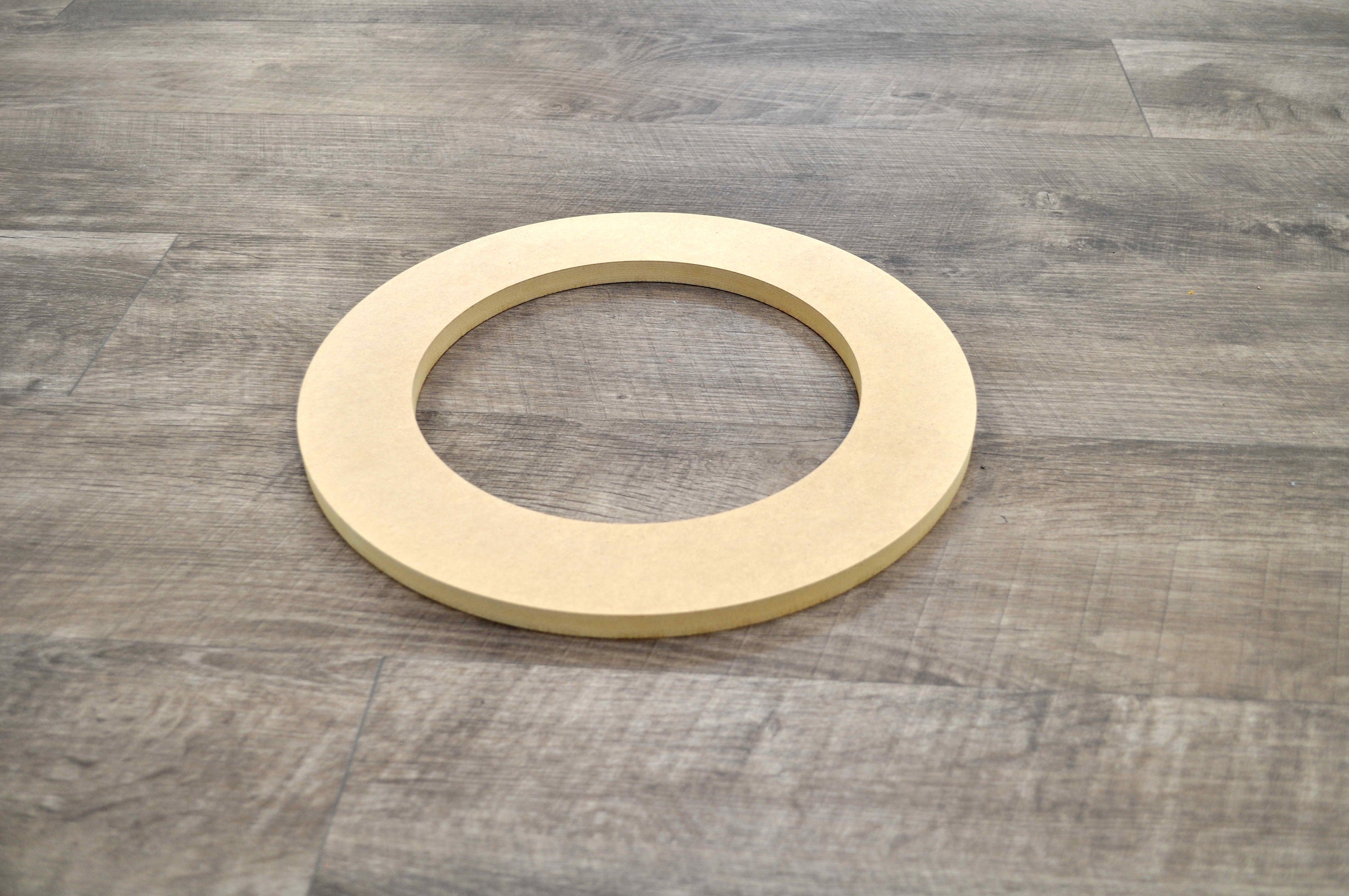 1/2" Thick MDF Wood Ring Craft Shape for DIY Round Wreath or Frame ...