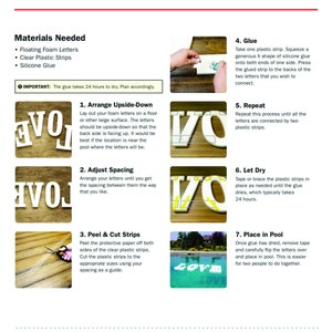 Year Floating Foam Pool Numbers 1 Inch Thick Large Foam Numbers Pool ...