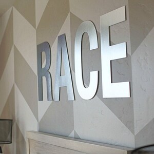 Galvanized Metal Letter | Metal Letter Wall Décor | Galvanized Metal ...