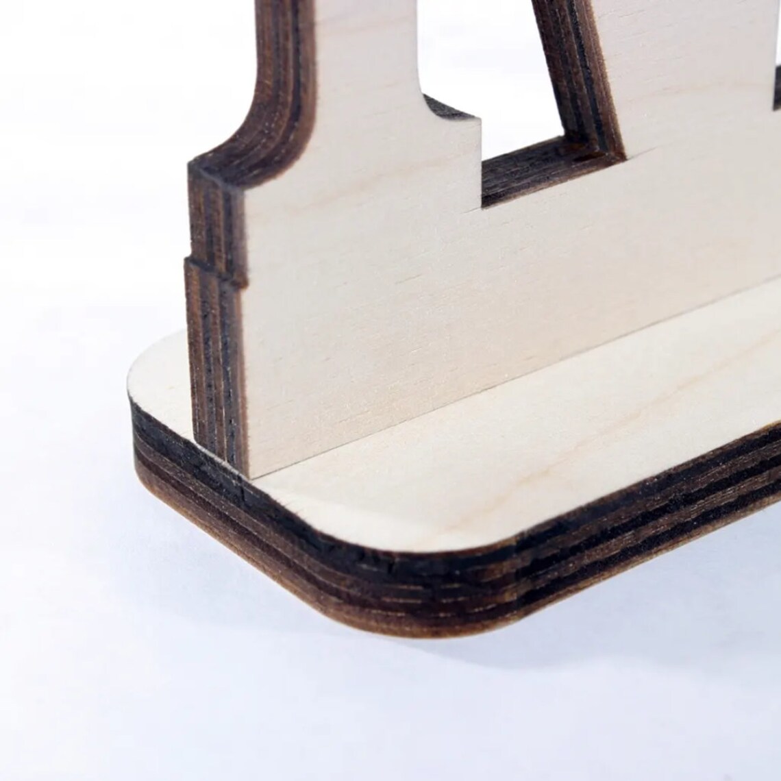 Stand-alone Wood Lettering on Base | Standing Wood Letters | Ready to ...