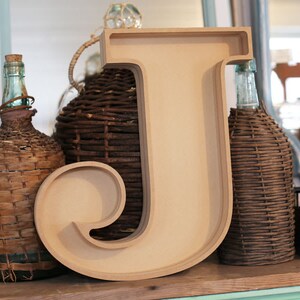 Fillable Wood Letter or Number | Marquee Personalized Wooden Letter ...