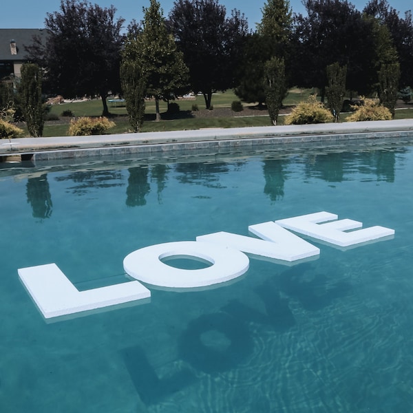 Floating Pool Letters - Etsy
