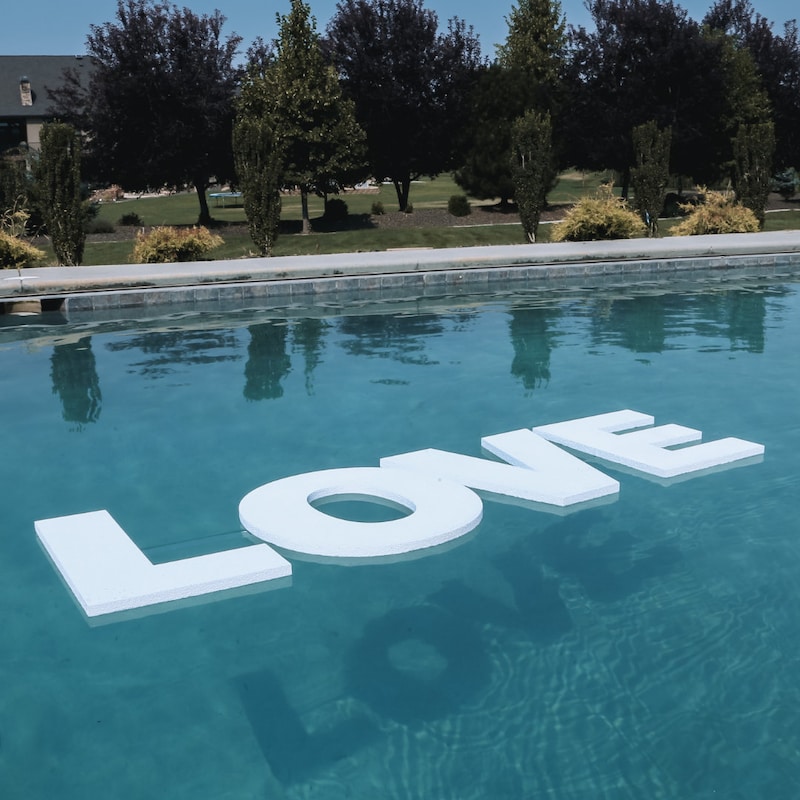 Pool Floating Letters - Etsy