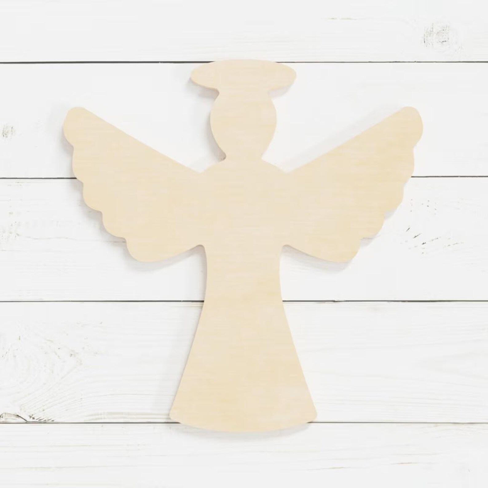 Angel Cutout Wood Craft Shape | Choose Your Size | Unfinished Wood for ...