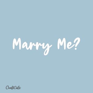 Script Marry Me Floating Foam Letters | 1" Thick | Customize Font and ...