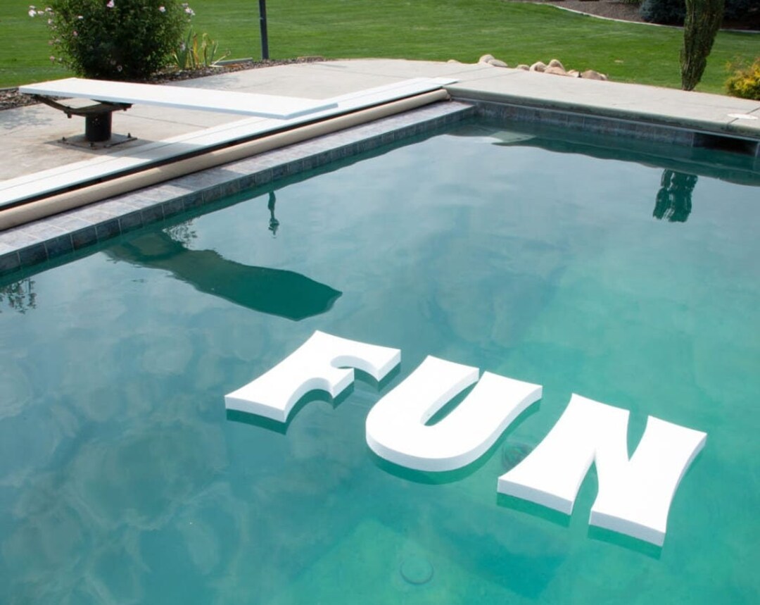 Floating Foam Words for Summer Pool Party or 4th of July Party | 2 ...