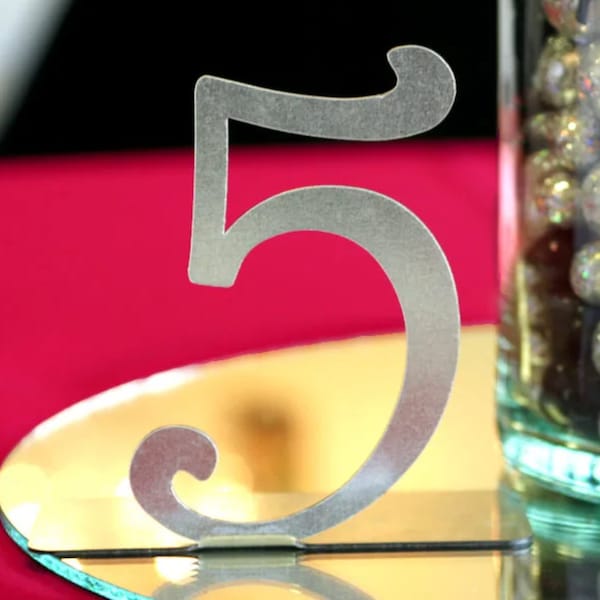 Metal Table Numbers - Etsy