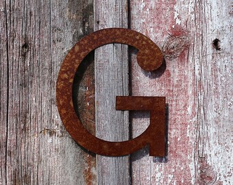 Large Rustic Letter - Etsy