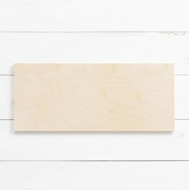 Baltic Birch Wood Rectangle: 1/4" Thick DIY Craft Shape - Etsy