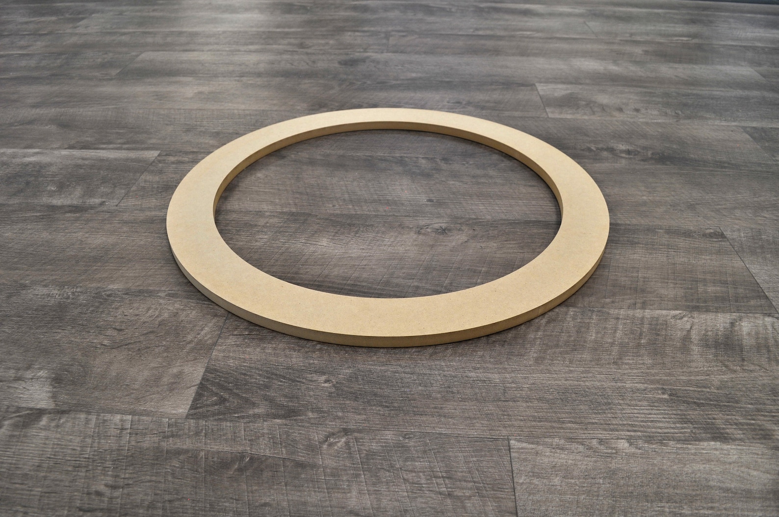 1/2" Thick MDF Wood Ring Craft Shape for DIY Round Wreath or Frame ...