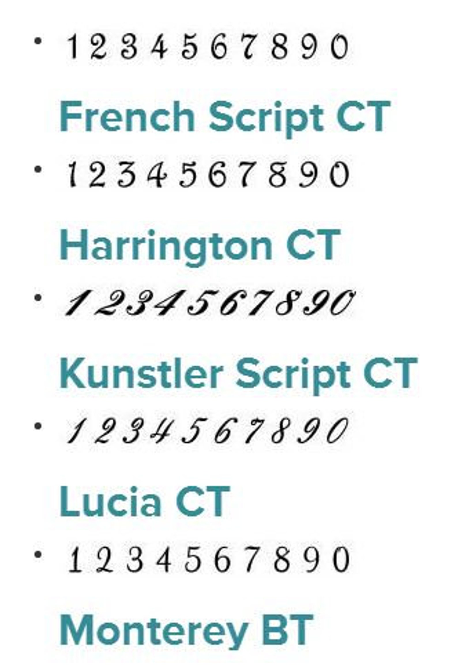 Table Numbers Metal Table Numbers Standing Table Numbers - Etsy