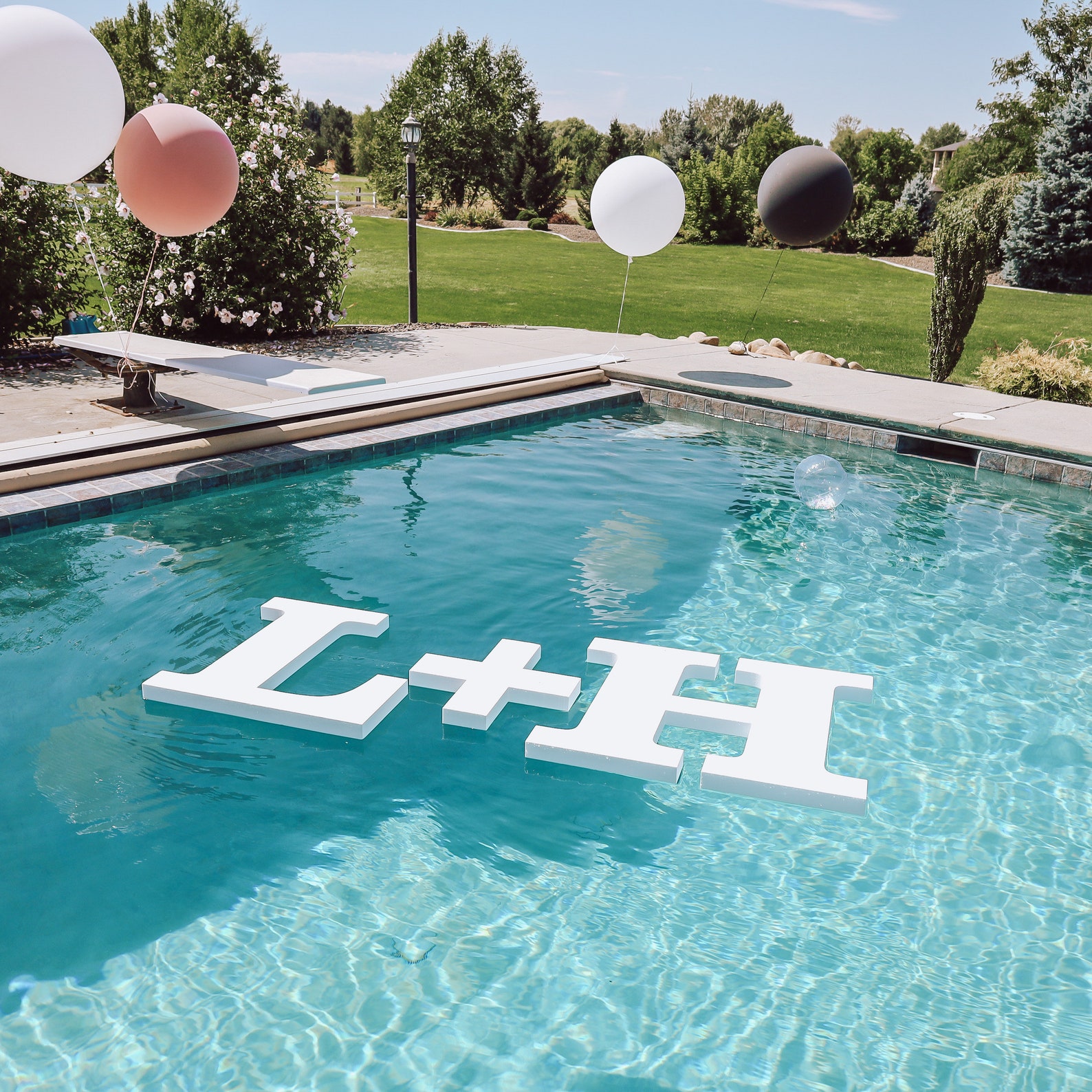 Giant 28 Foam Initials and Symbol for the Pool 28 Tall and 1 Thick ...