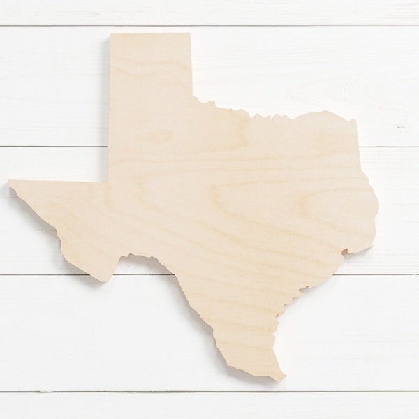 Wood State Cutout - Etsy