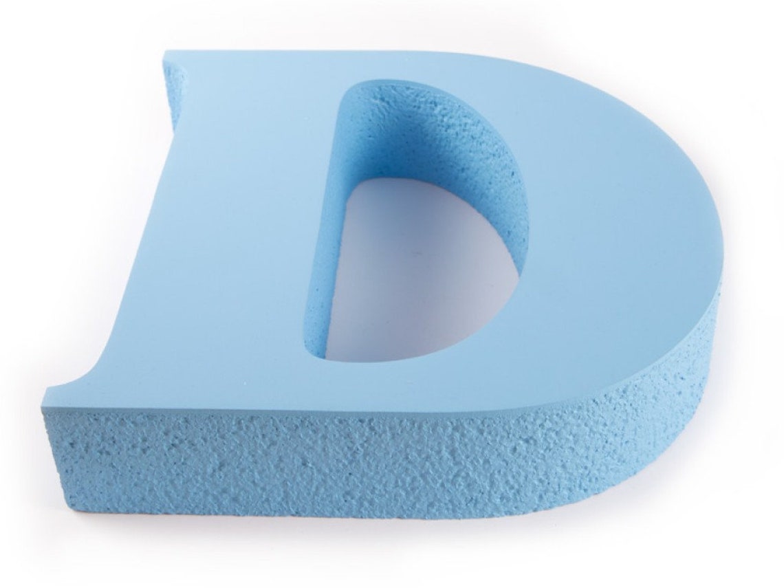 2 Thick Painted Foam Letter and Number Large Colorful - Etsy