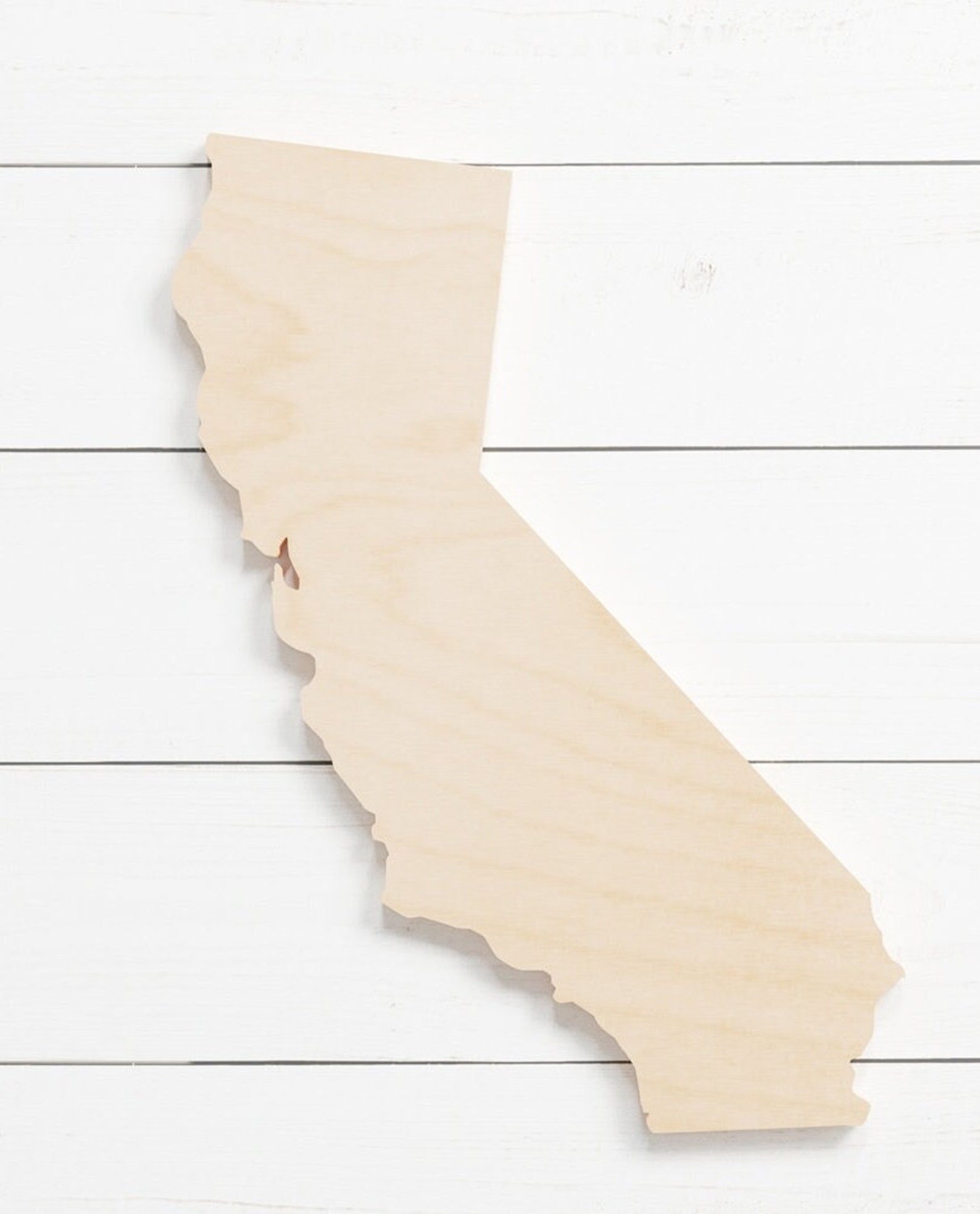 Any State in 1/2" Thick Unfinished Wood | DIY State Craft Shape ...