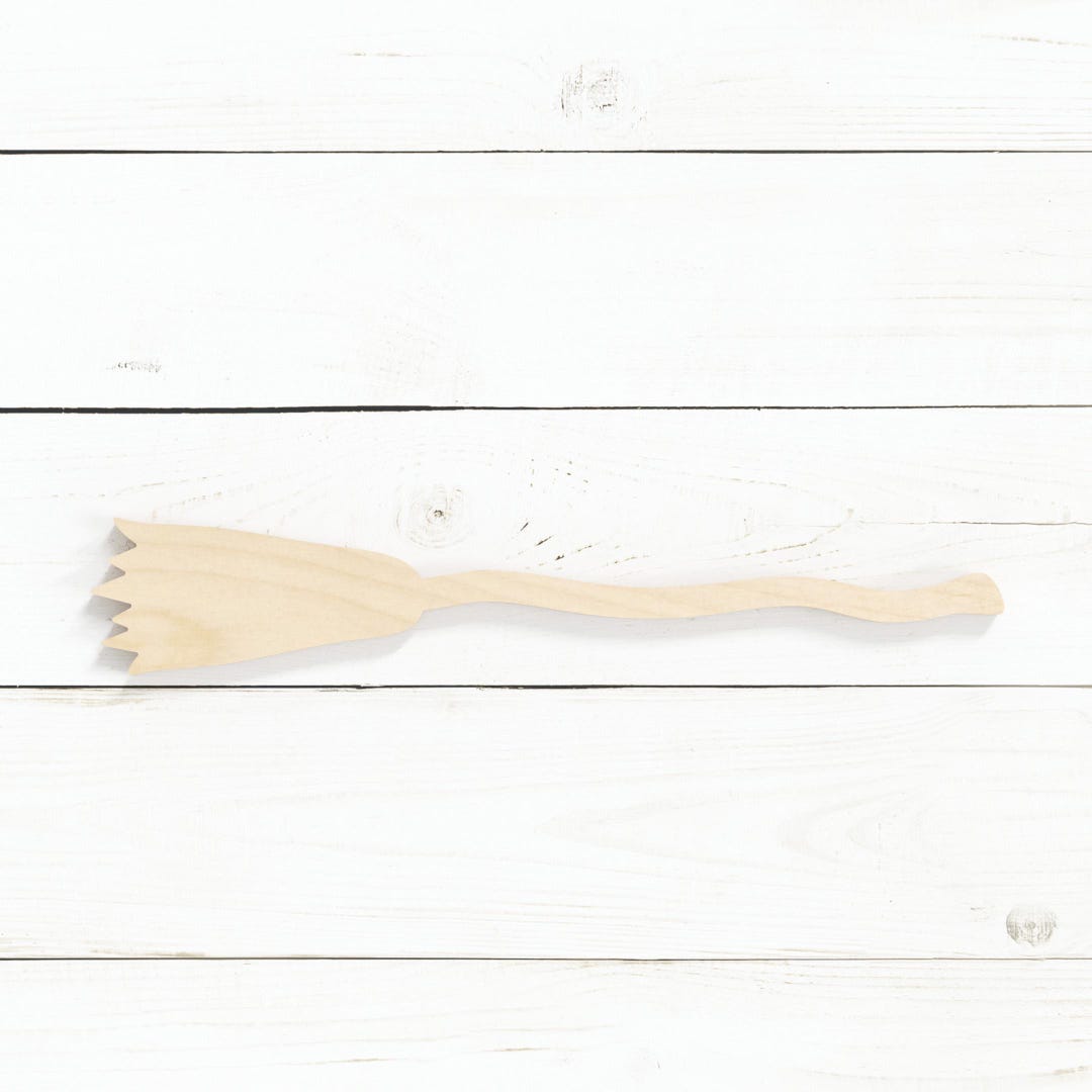 Witch Broom Wood Craft Shape | Custom Wood Craft Shape - Choose Your ...