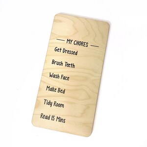 Personalized Kids Chore Chart Sign: DIY Craft Kit - Etsy
