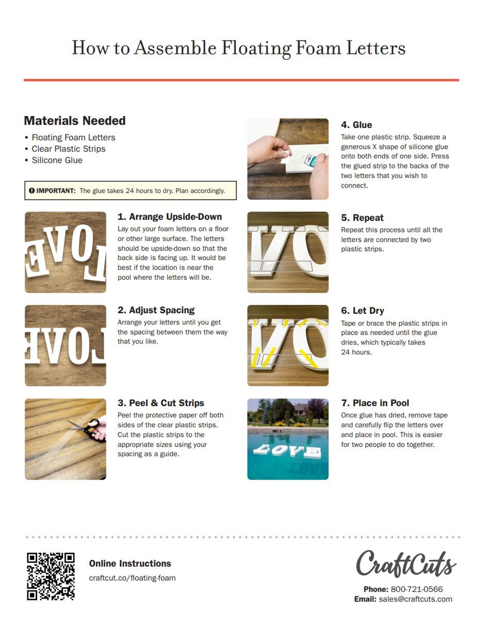 GRAD Pool Party Décor - Lightweight, Styrofoam Letters That Float in ...