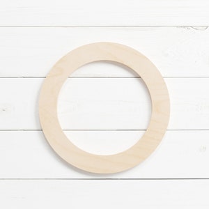1/2 Thick Wood Ring for DIY Wreath Frame or Craft - Etsy