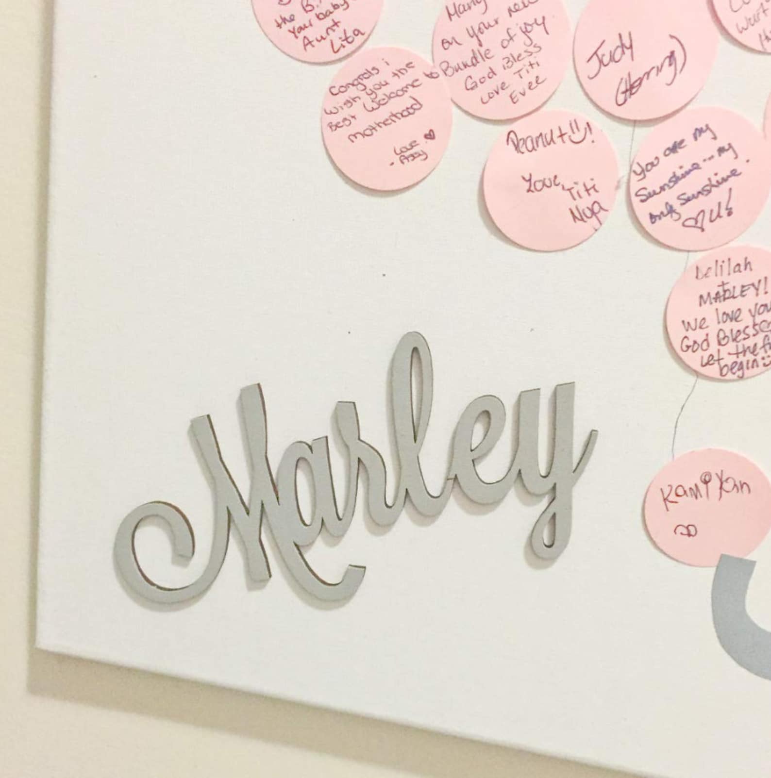 Custom Script Wooden Name Sign Cursive Wall Letters - Etsy