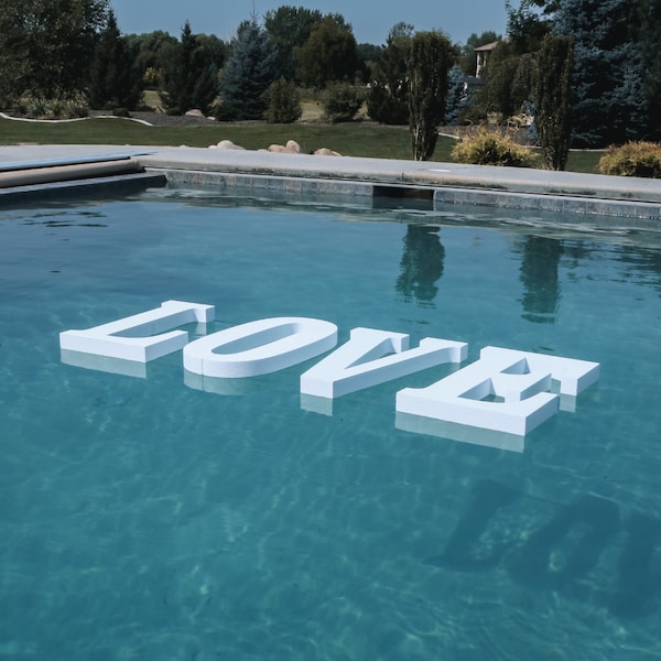 Floating Pool Letters - Etsy