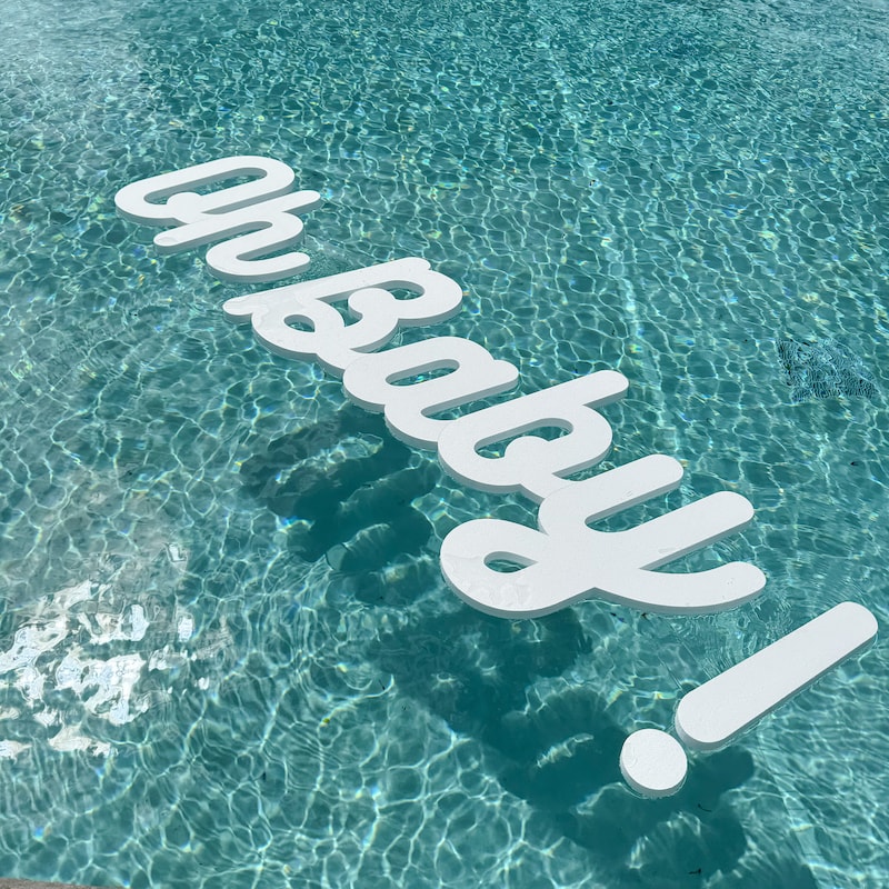 Pool Floating Letters - Etsy