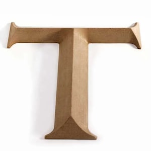 Prismatic Wood Letter | Custom Dimension Letter | Router Carved With ...