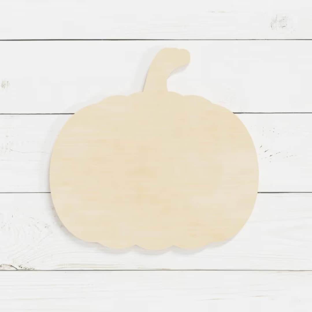 Unfinished Pumpkin Wood Cutout: DIY Fall Craft Shape - Etsy