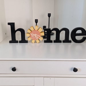 Painted Standing Wood Letter Standing Table Letter Custom | Etsy