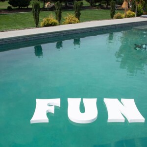 Floating Foam Words for Summer Pool Party or 4th of July Party - Etsy