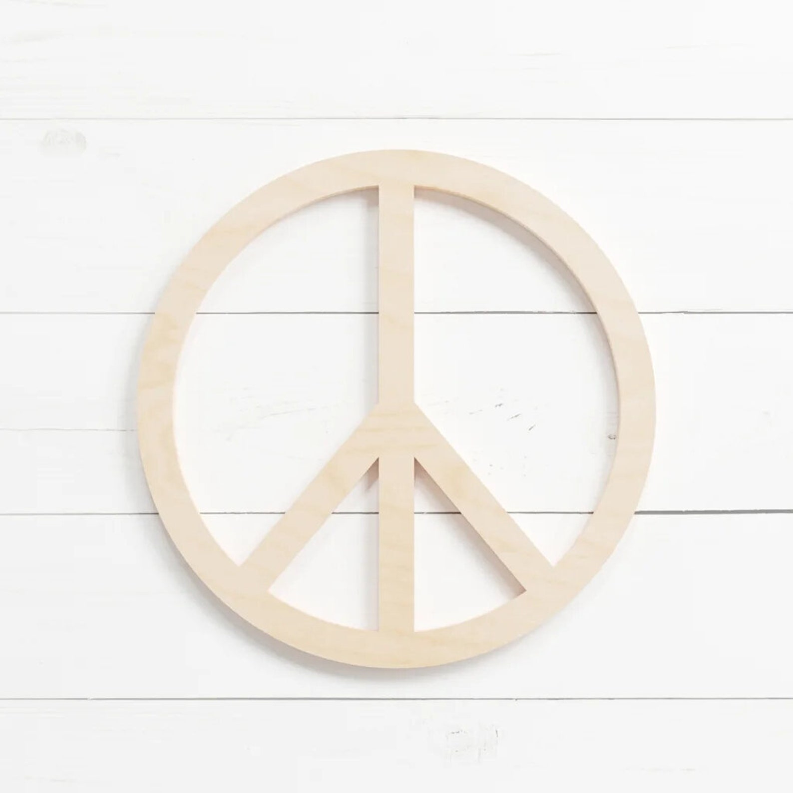 Peace Sign Craft Shape | Wood Craft Shape - Choose Your Size ...