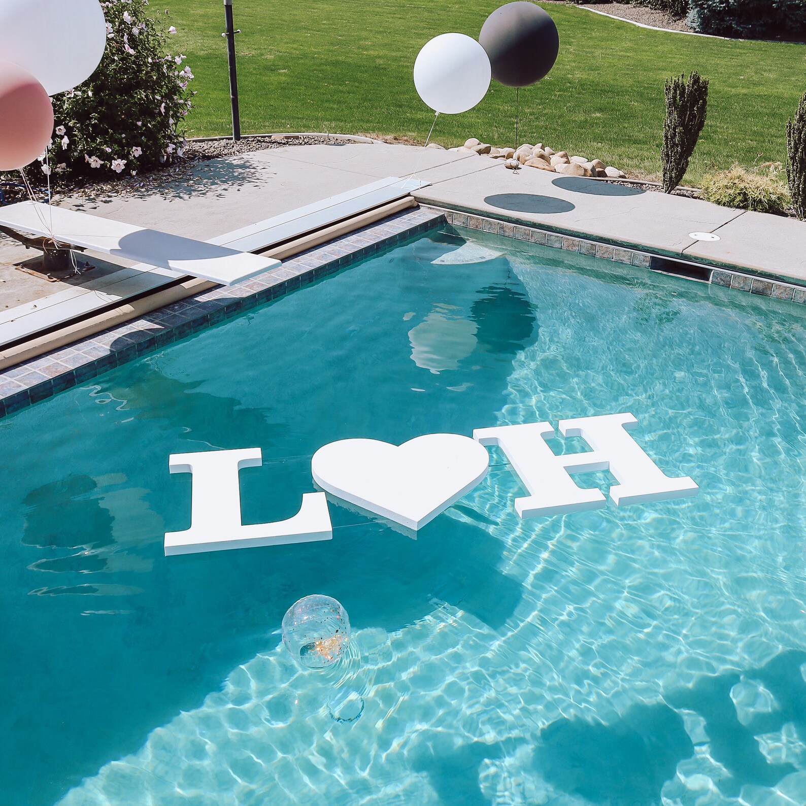 Giant 28 Foam Initials and Symbol for the Pool 28 Tall and 1 Thick ...