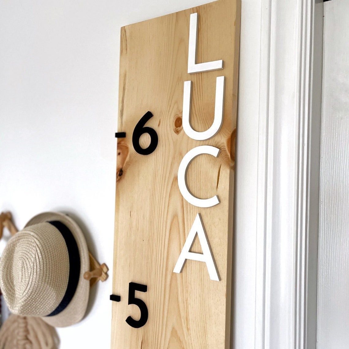 Growth Chart Kit | Personalized Ruler Growth Chart | Unfinished Wood ...